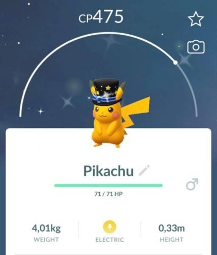 SHINY PIKACHU TOP HAT Pokemon Go, Video Gaming, Video Games, Others on ...