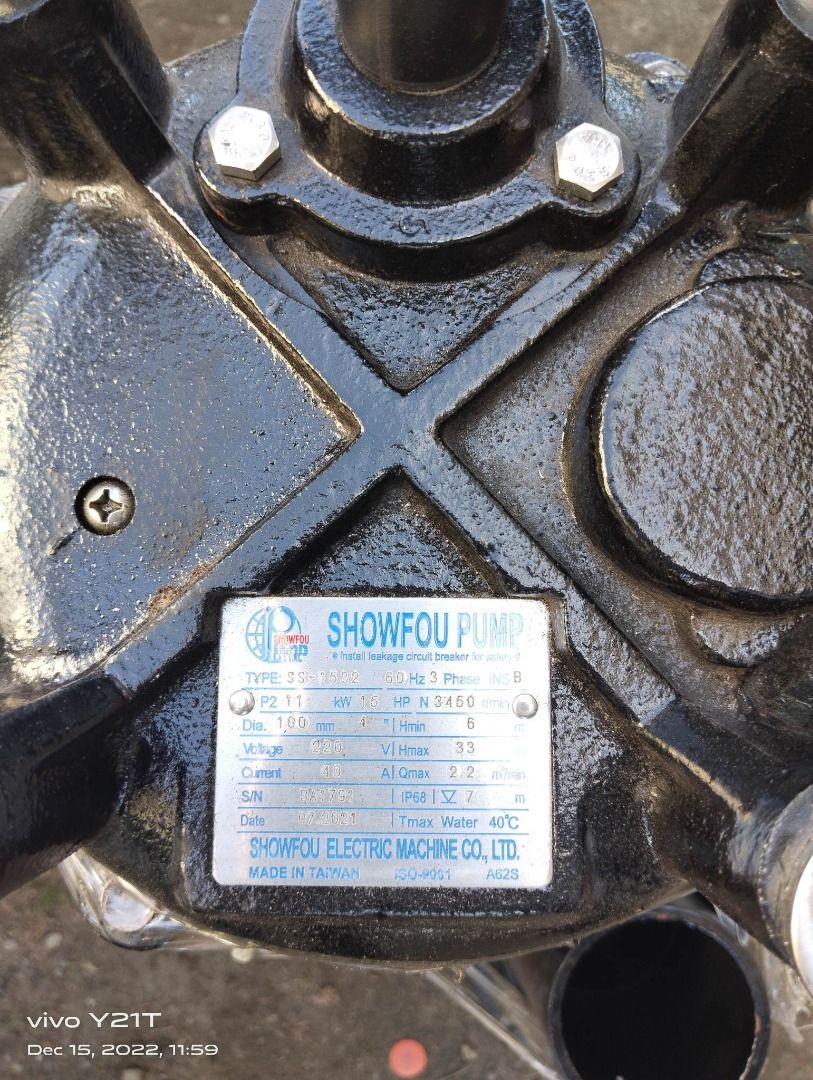 Showfou Submersible Sewage Pump, Commercial & Industrial, Industrial ...