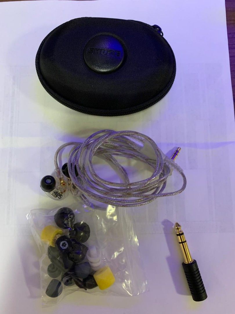 Shure SE425 Professional Sound Isolating Earphones, Audio, Earphones on ...