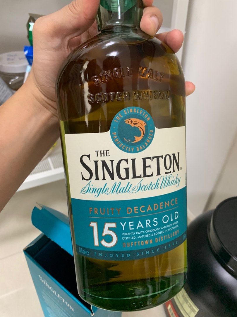 Singleton 15 years, Food & Drinks, Alcoholic Beverages on Carousell