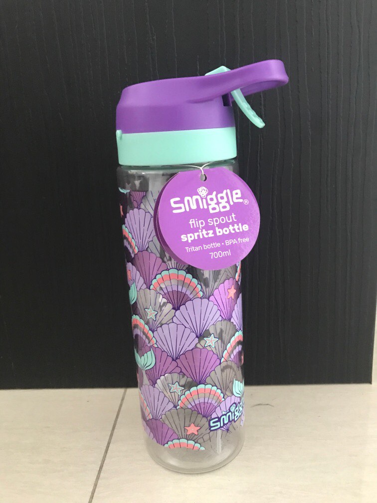 Smiggle seashell spray water bottle, Furniture & Home Living ...