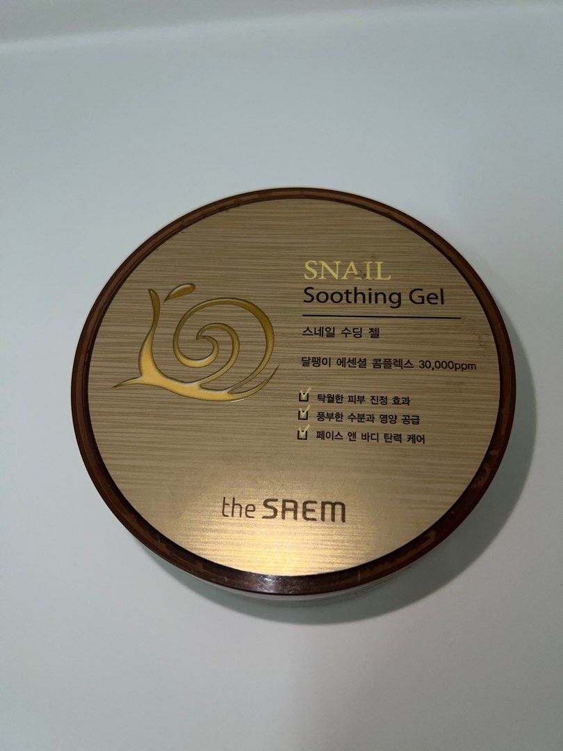 Snail Soothing Gel The Saem, Kesehatan & Kecantikan, Kulit, Sabun ...