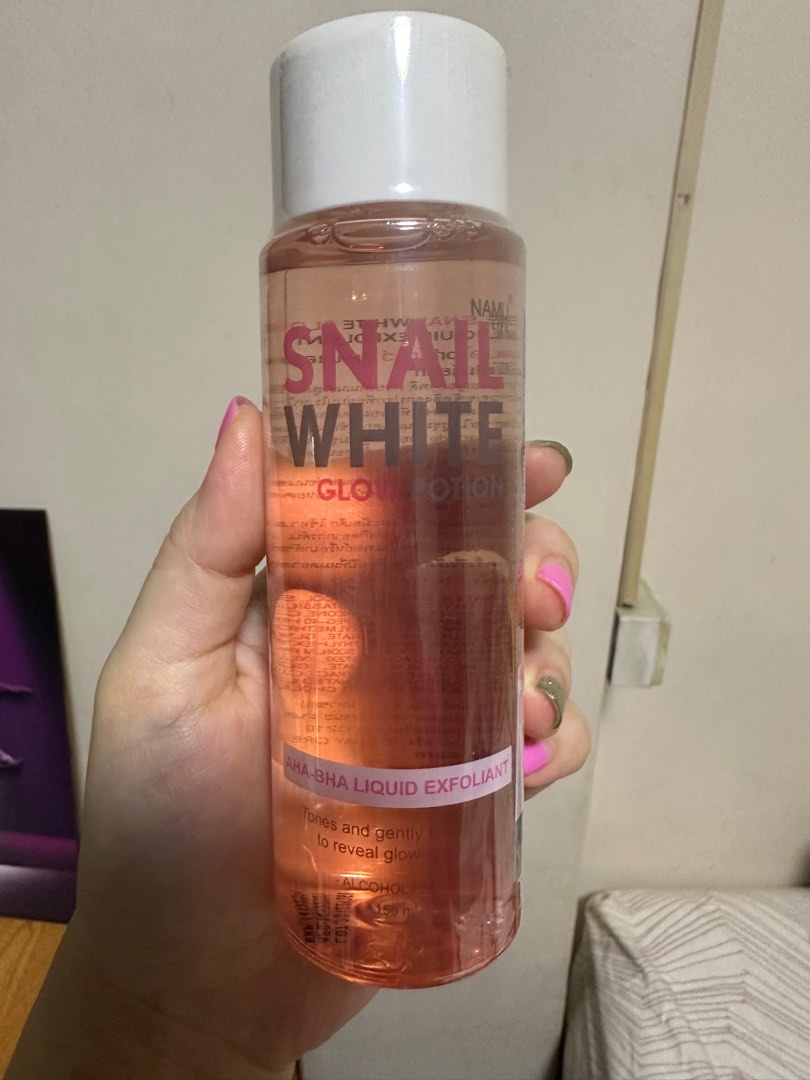 Snail white AHA-BHA liquid exfoliant, Beauty & Personal Care, Face ...