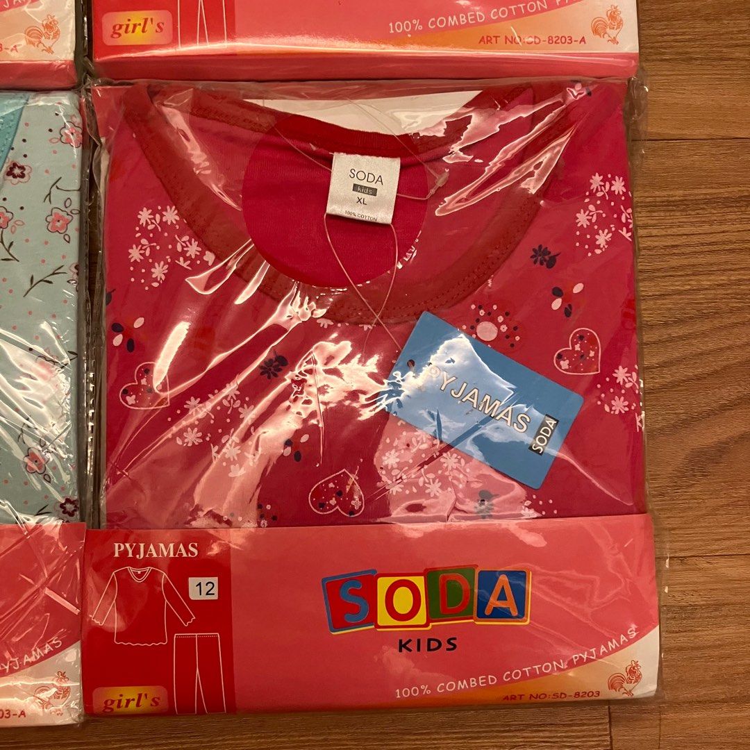 SODA kids Pyjamas for Girls, Babies & Kids, Babies & Kids Fashion on ...