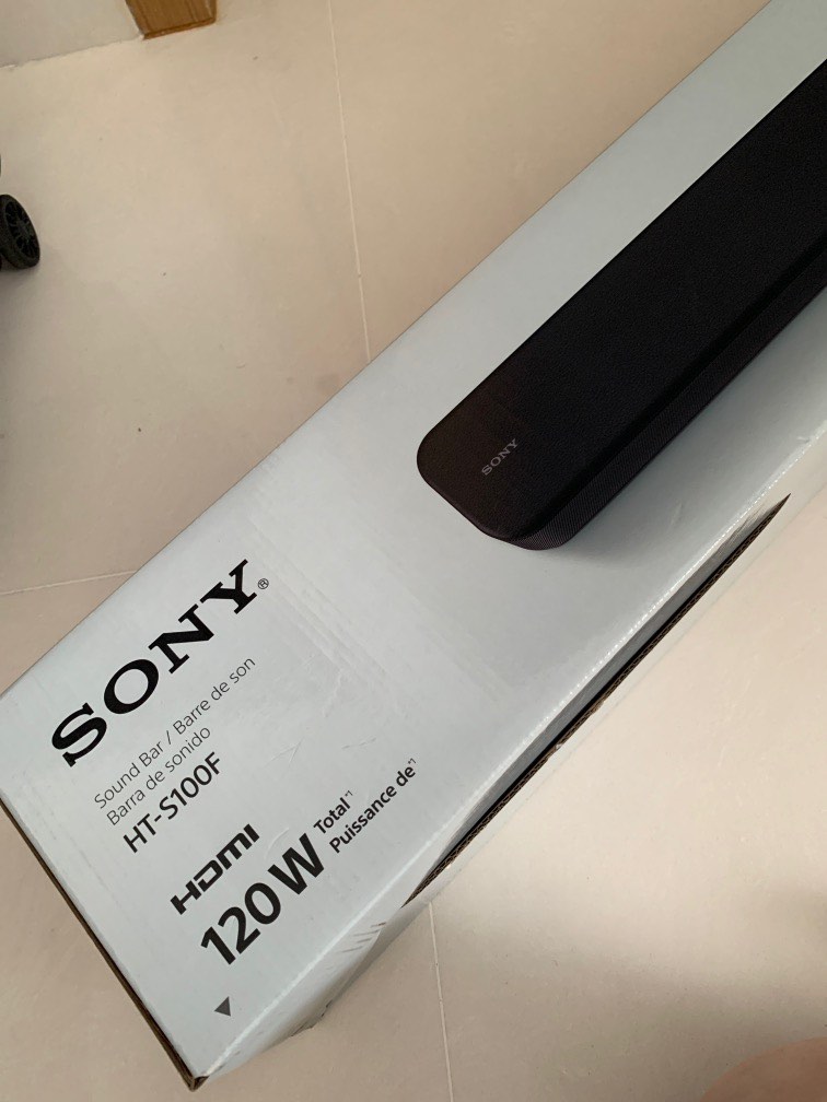 Sony HT-S100F Bluetooth, USD, HDMI ARC sound bar(120W), Audio ...