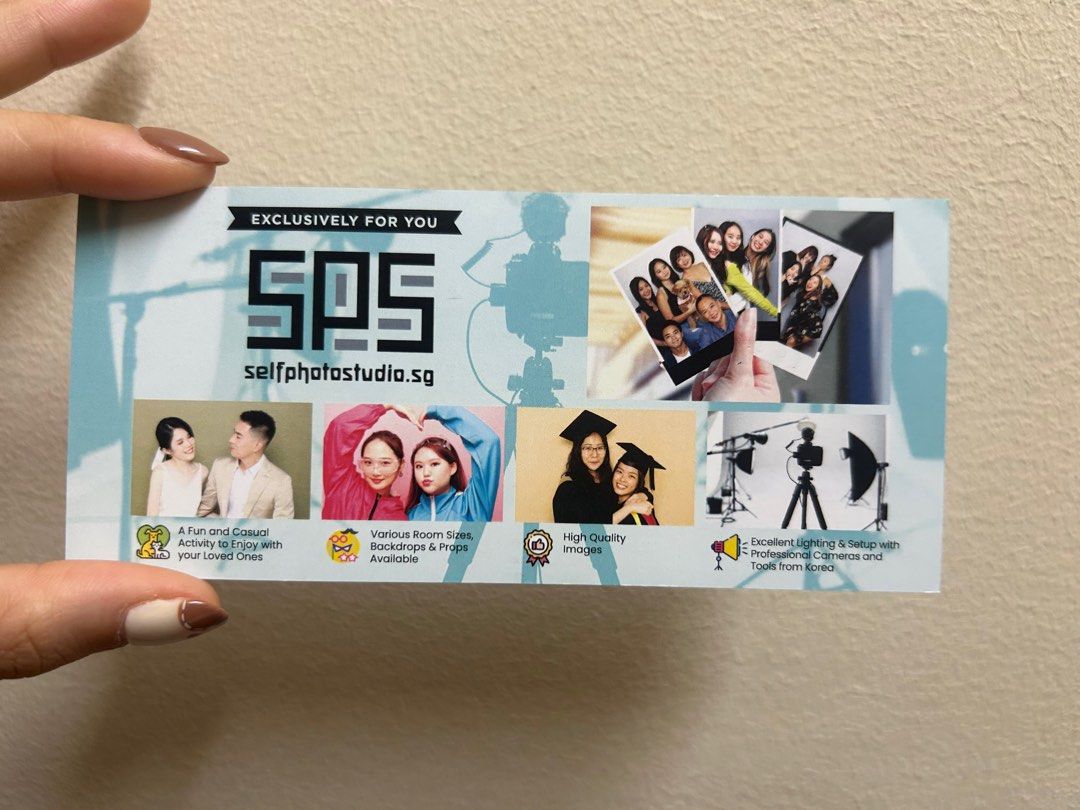 SPS photoshoot voucher, Tickets & Vouchers, Vouchers on Carousell