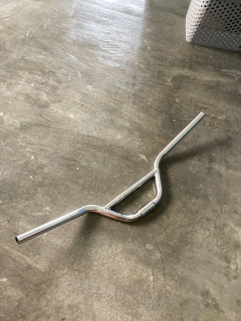 Stainless steel riser handlebar 650cm length, Sports Equipment ...