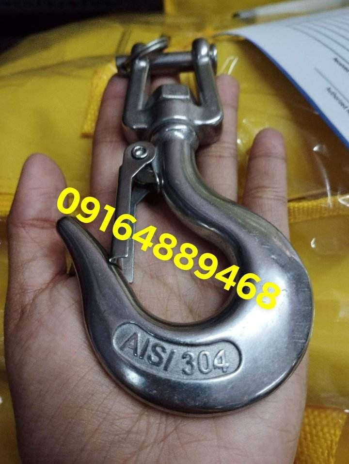 STAINLESS SWIVEL CLAW LIFTING CARGO HOOK, Commercial & Industrial ...