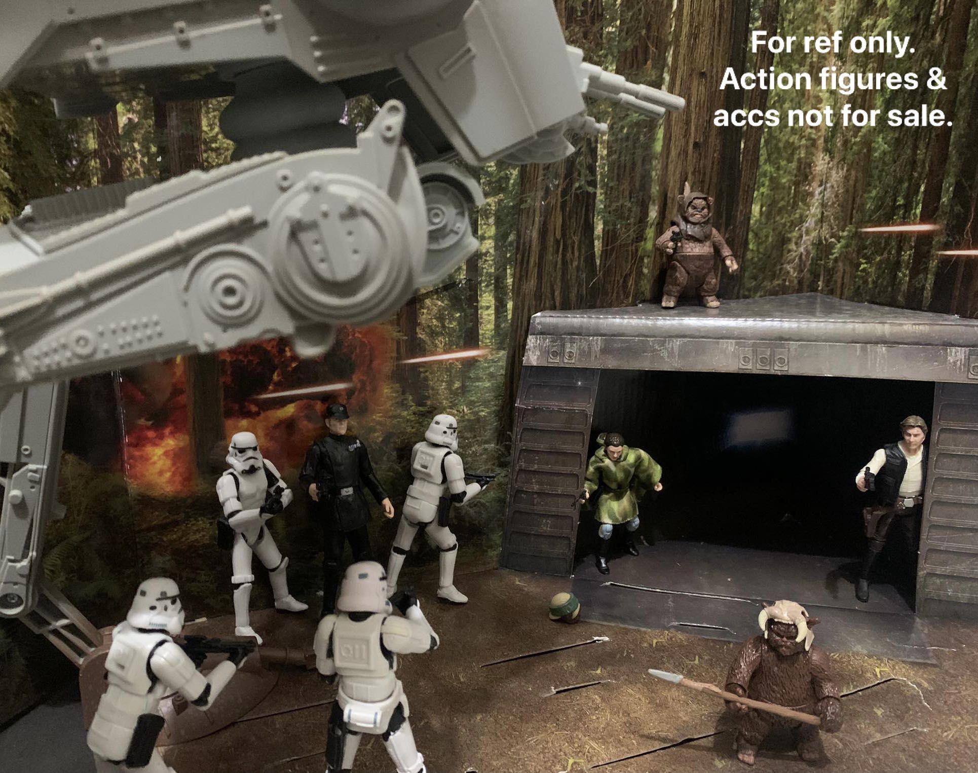 Star Wars Hasbro TVC General Han Solo Leia Organa Luke Skywalker ROTJ ...