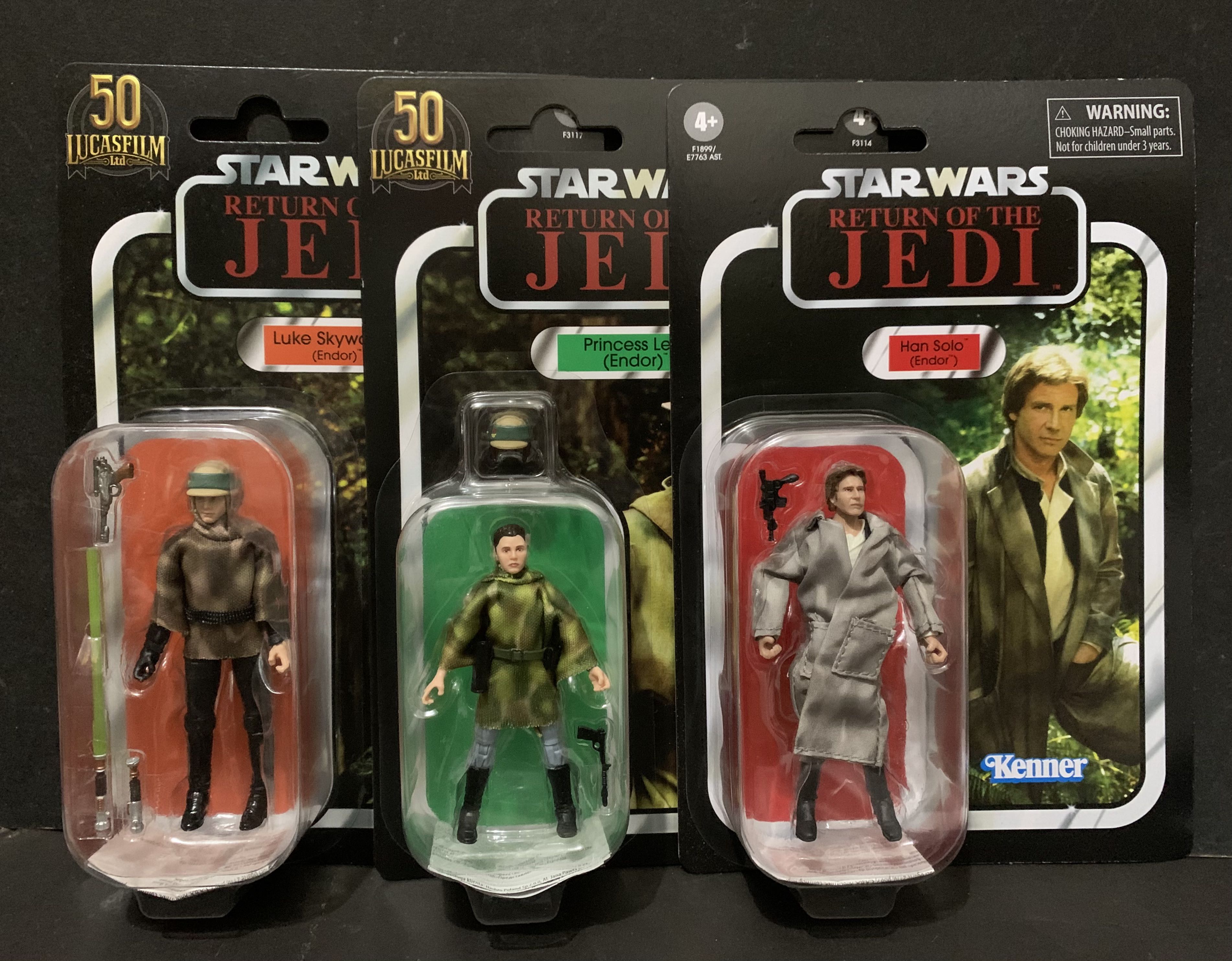 Star Wars Hasbro TVC General Han Solo Leia Organa Luke Skywalker ROTJ ...