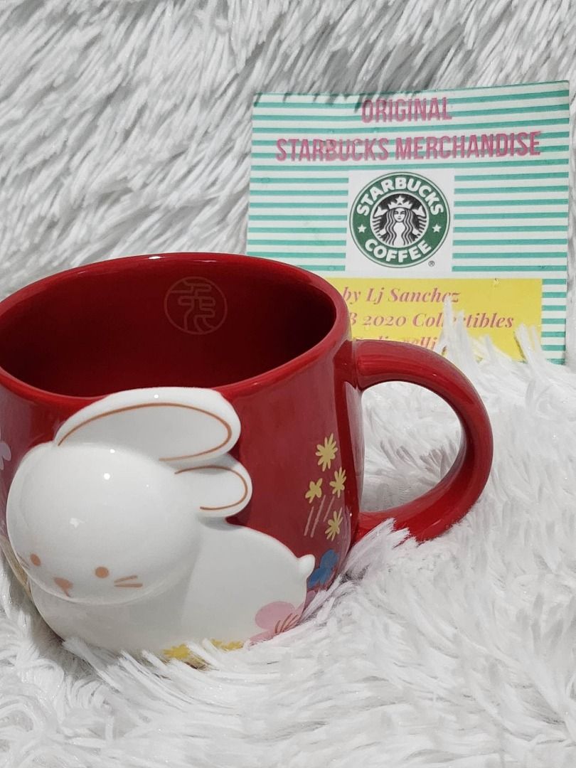 Starbucks 12oz Mug RABBIT, Furniture & Home Living, Kitchenware ...