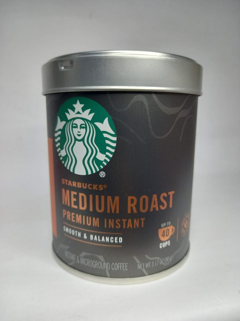 Starbucks Medium Roast Premium Instant Coffee - 3.17oz, Food & Drinks ...