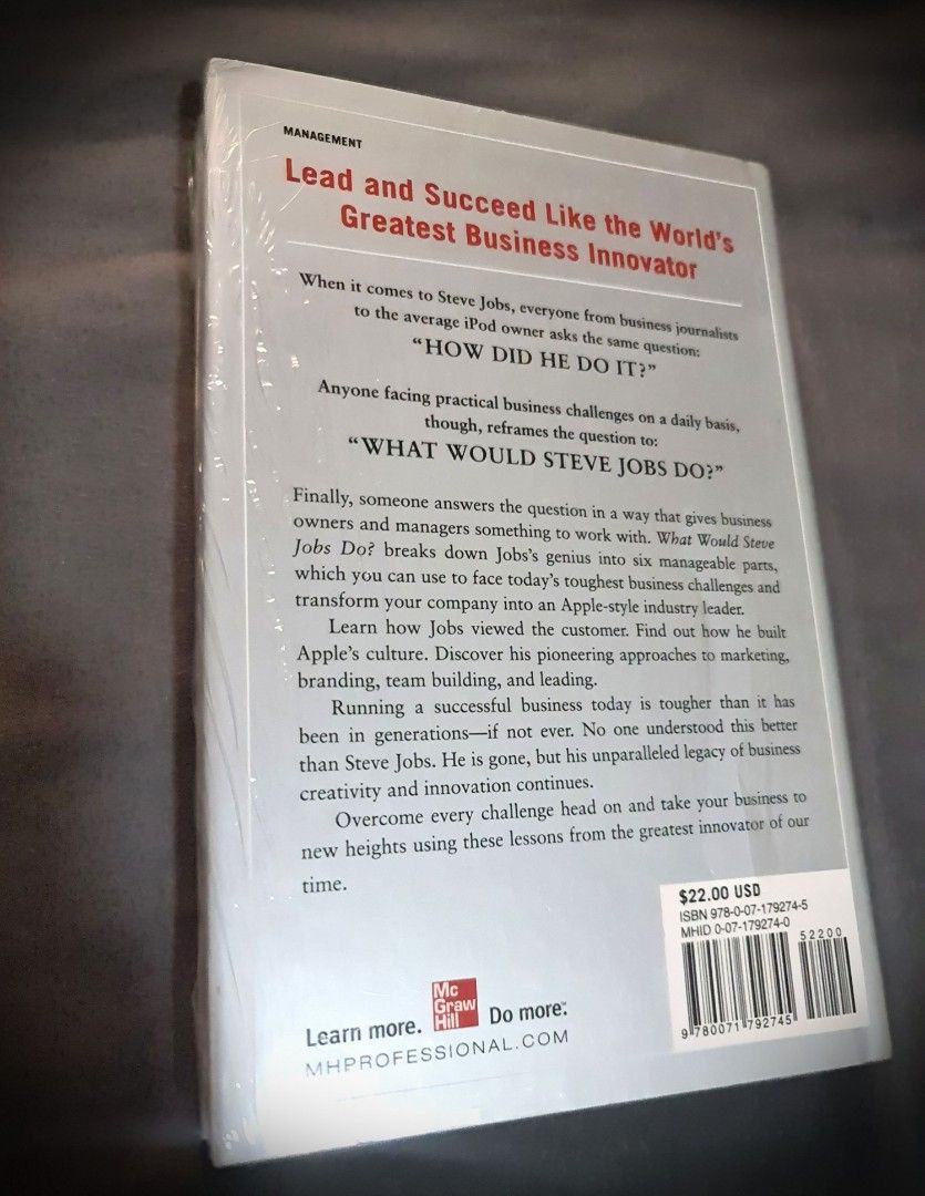 Steve Jobs book, Hobbies & Toys, Books & Magazines, Fiction & Non ...