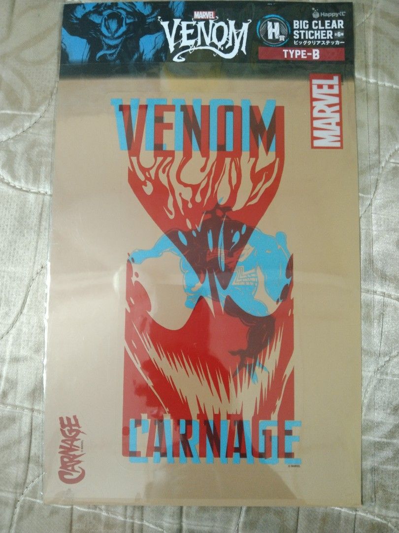 Sticker Venom Carnage, Hobbies & Toys, Stationery & Craft, Art & Prints ...