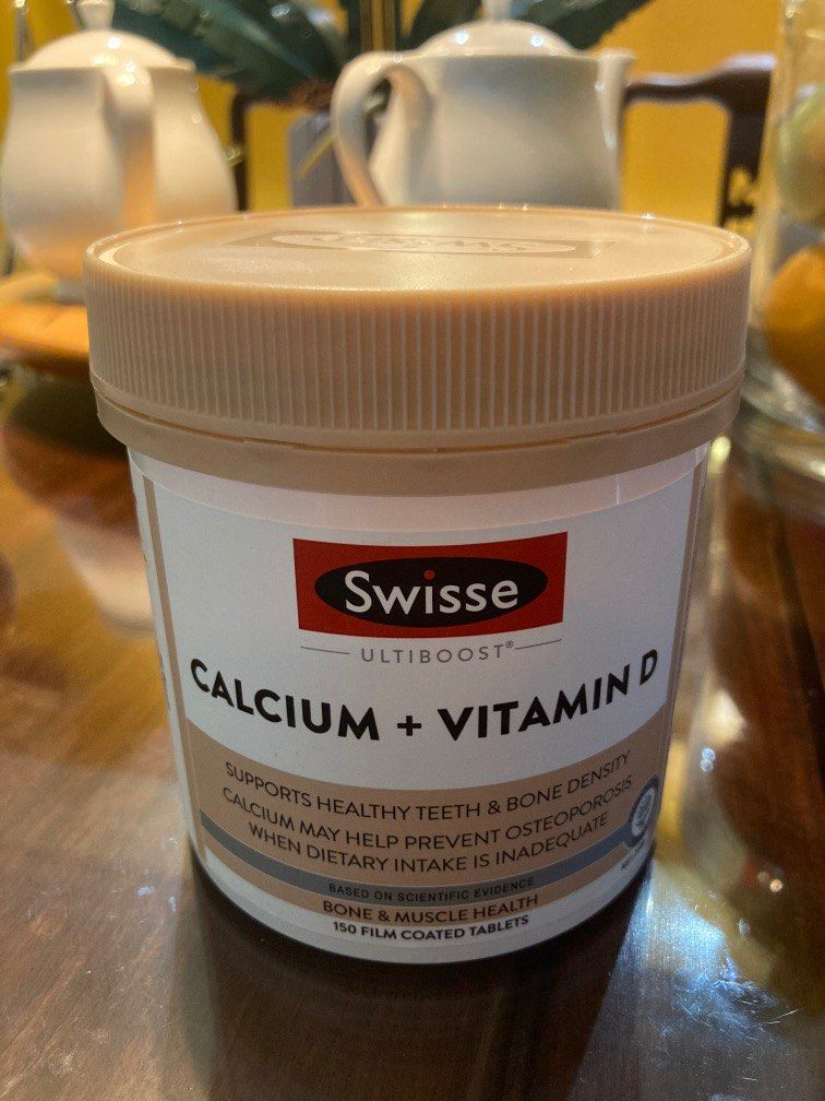 Swisse calcium tablets 150 tablets, Health & Nutrition, Health ...