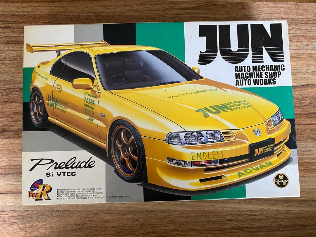 TAMIYA AOSHIMA Honda Prelude JUN Model Car Kit, Hobbies & Toys, Toys ...