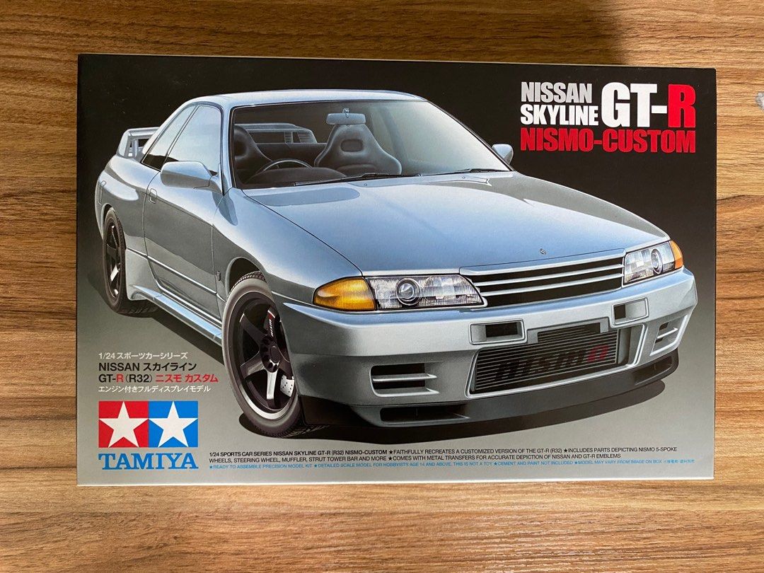 TAMIYA Nissan Skyline GTR R32 NISMO Model Car Kit, Hobbies & Toys, Toys ...