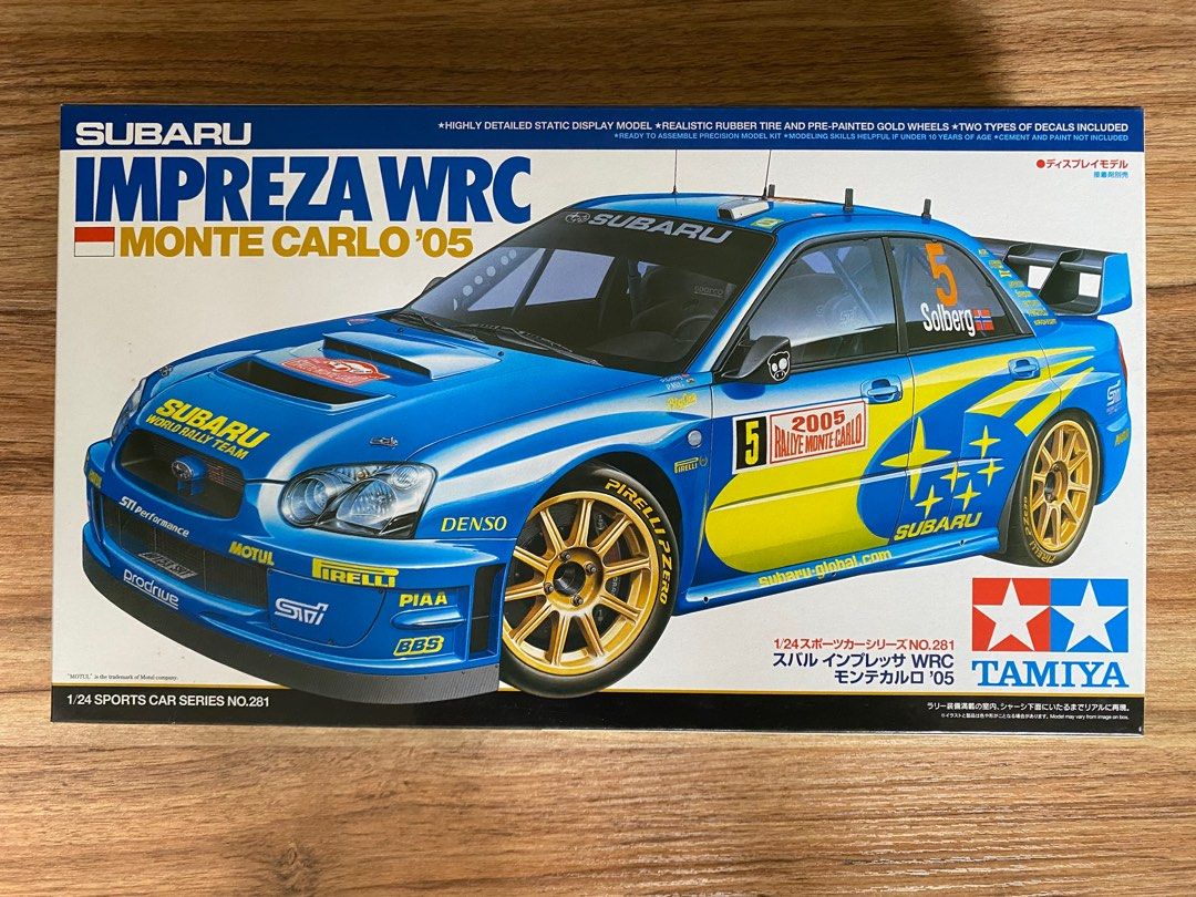 TAMIYA Subaru Impreza WRX STI Monte Carlo Model Car Kit, Hobbies & Toys ...