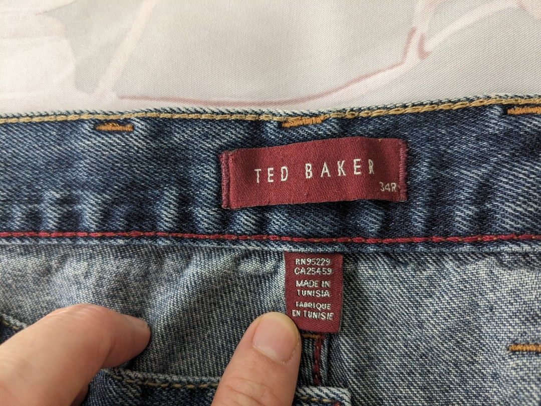 Ted Baker Mens Jeans 34 regular, Men's Fashion, Bottoms, Jeans on Carousell