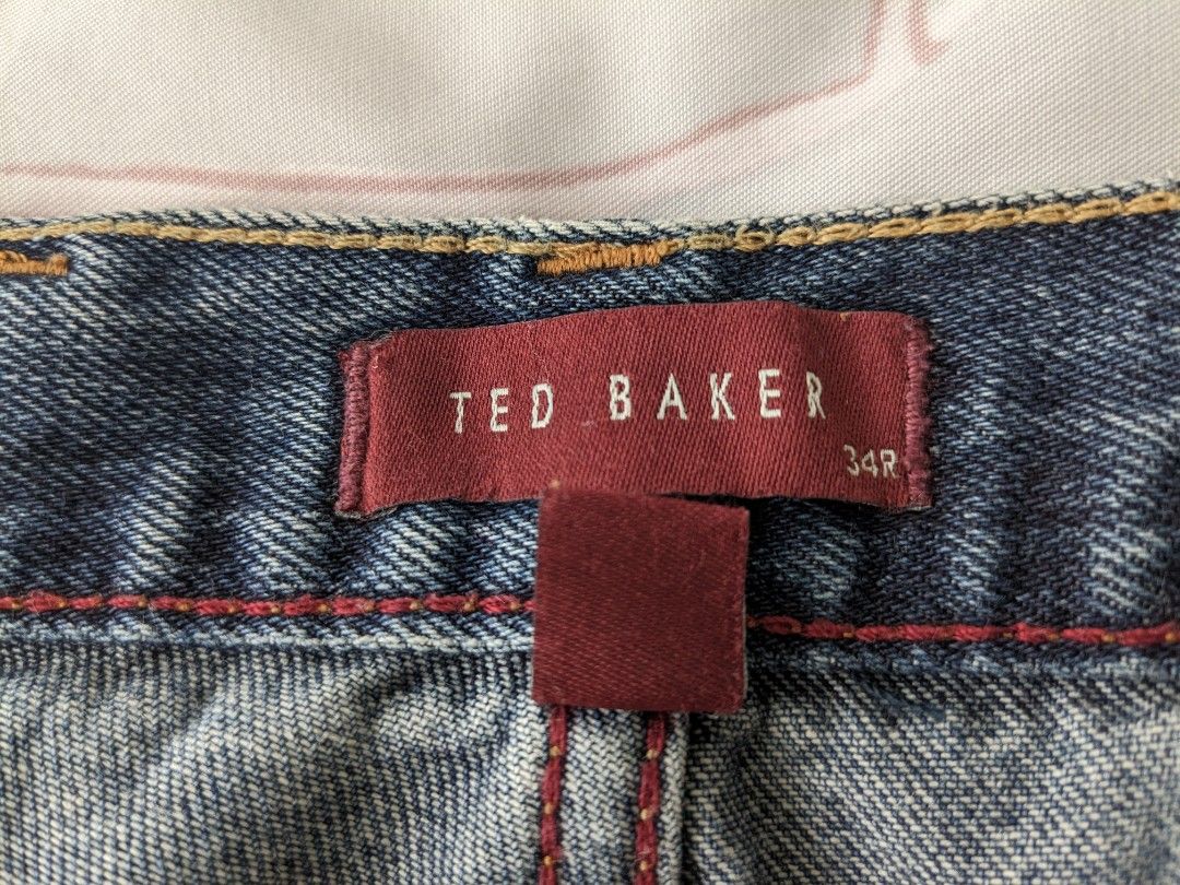 Ted Baker Mens Jeans 34 regular, Men's Fashion, Bottoms, Jeans on Carousell