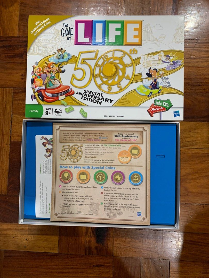 THE GAME OF LIFE BOARD GAME, Hobbies & Toys, Toys & Games on Carousell