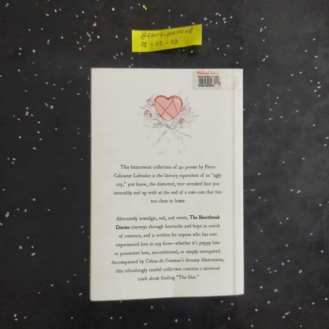 The Heartbreak Diaries by Pierra Calasanz-Labrador | Poetry book ...