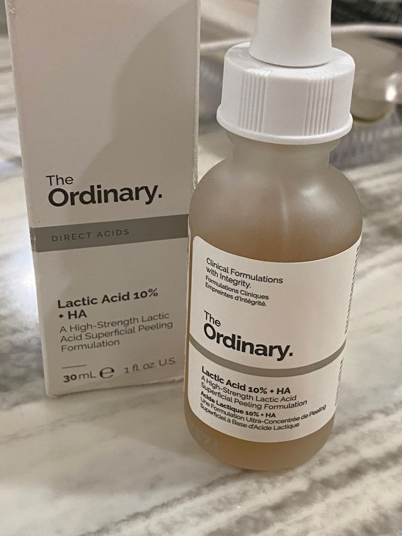 The Ordinary Lactic Acid 10% + HA, Beauty & Personal Care, Face, Face ...