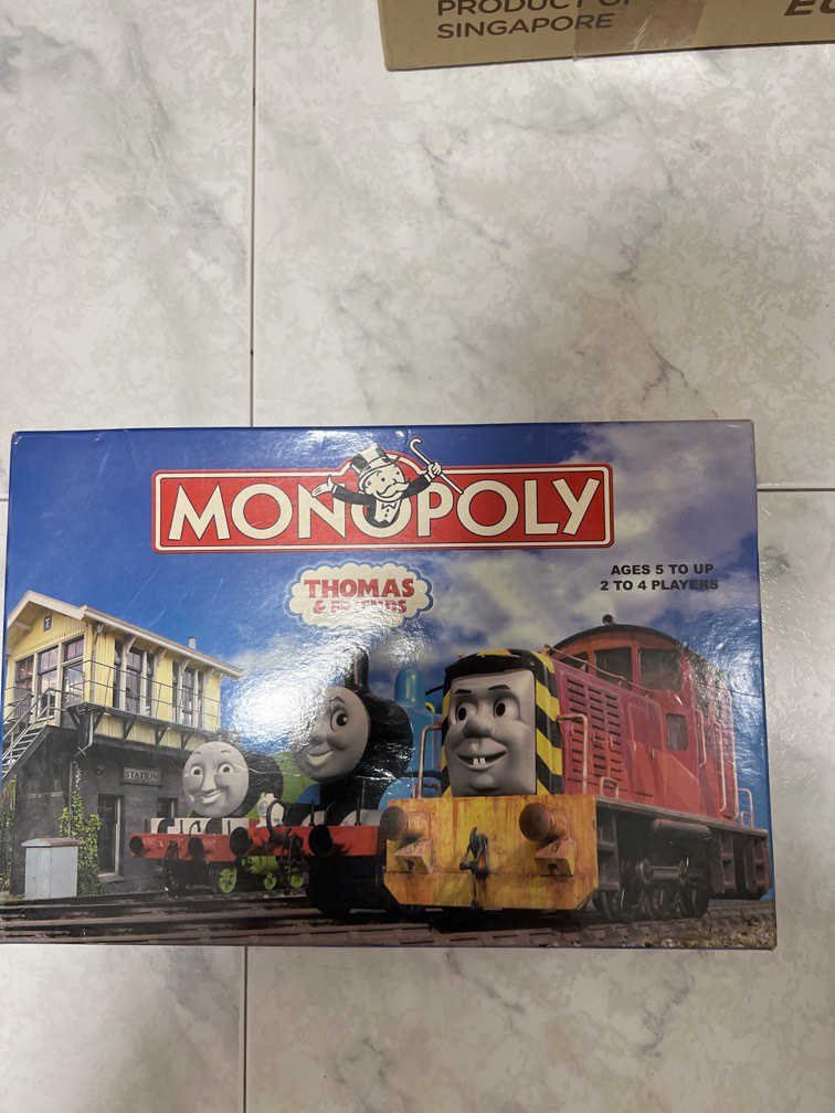Thomas the Tank Engine monopoly, Hobbies & Toys, Toys & Games on Carousell