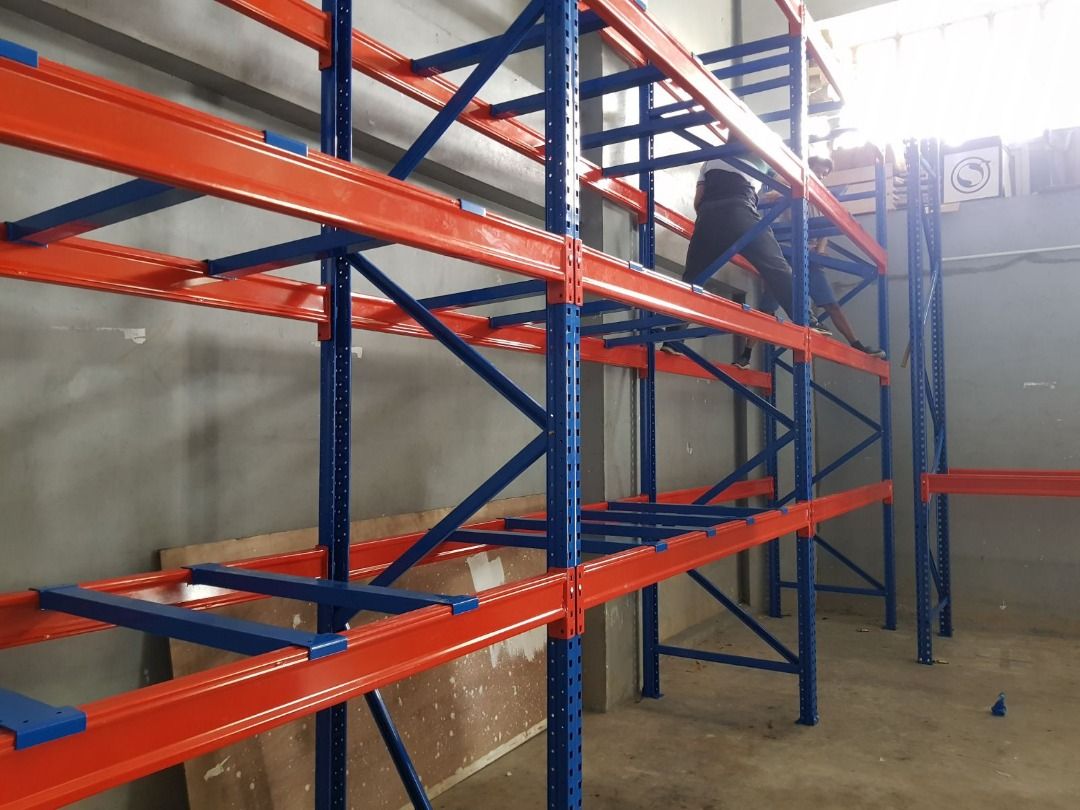 Tie Beam Shelve - Pallet Rack heavy duty capacity, Furniture & Home ...
