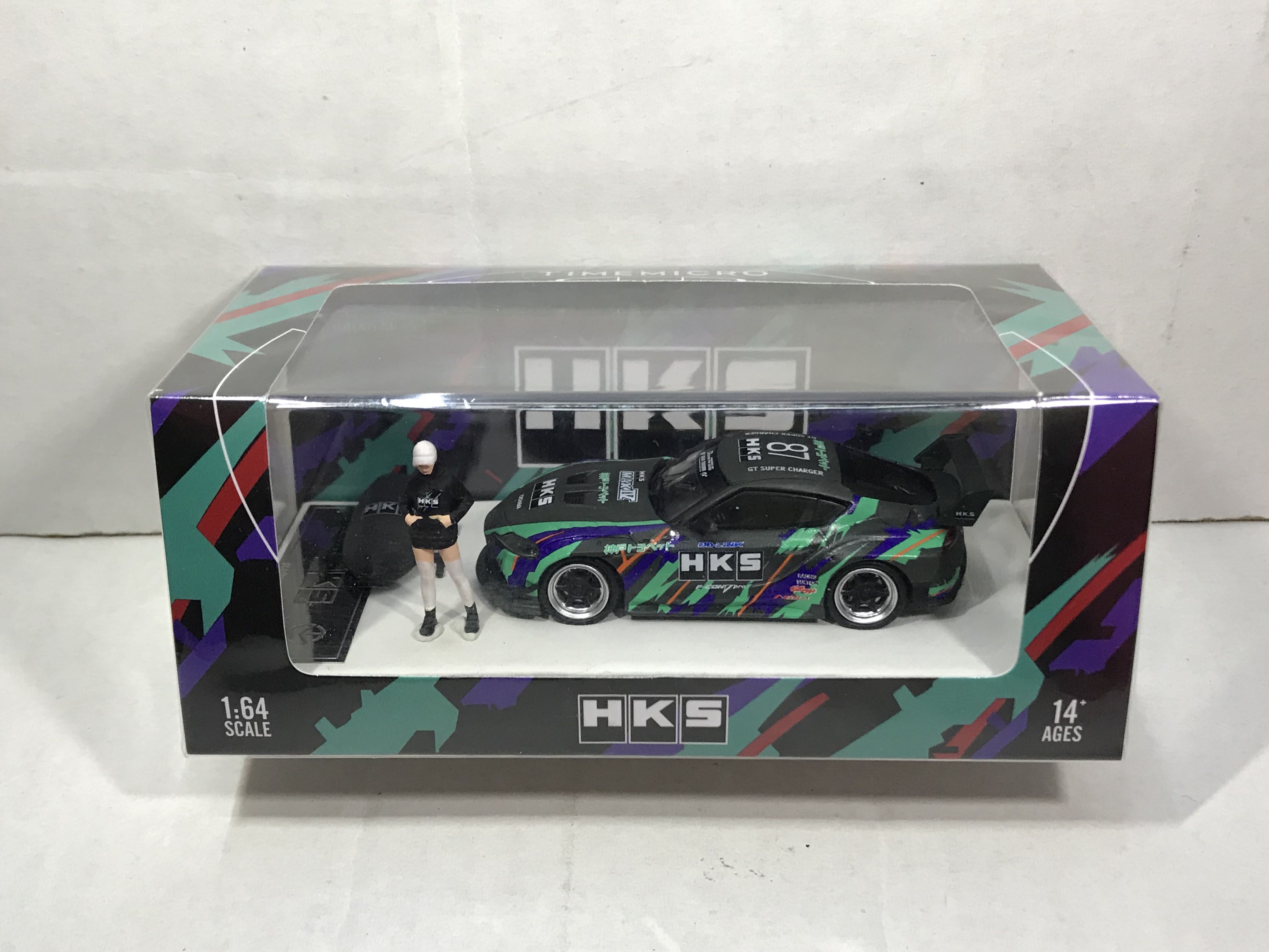 Time Micro TM X Aurora Model 1:64 合金模型 Toyota Supra HKS, 興趣及遊戲, 玩具 & 遊戲 ...