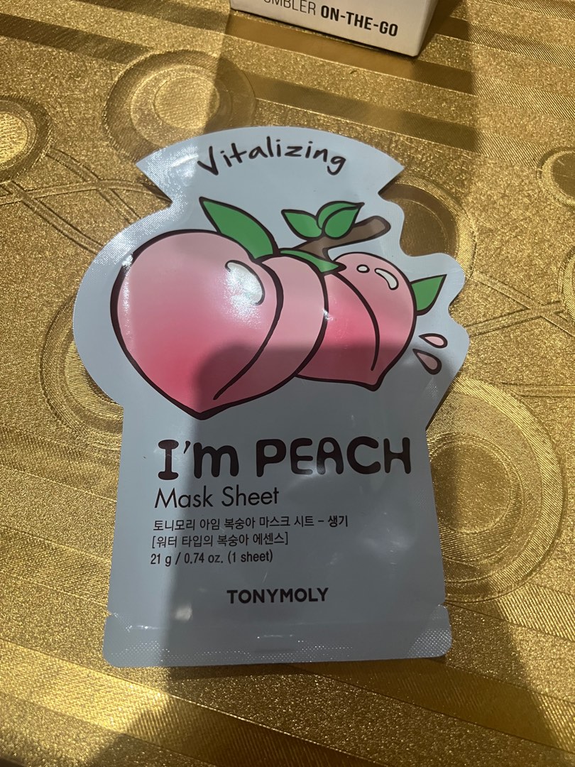 Tony Moly I'm Peach Mask Sheet, Beauty & Personal Care, Face, Face Care ...
