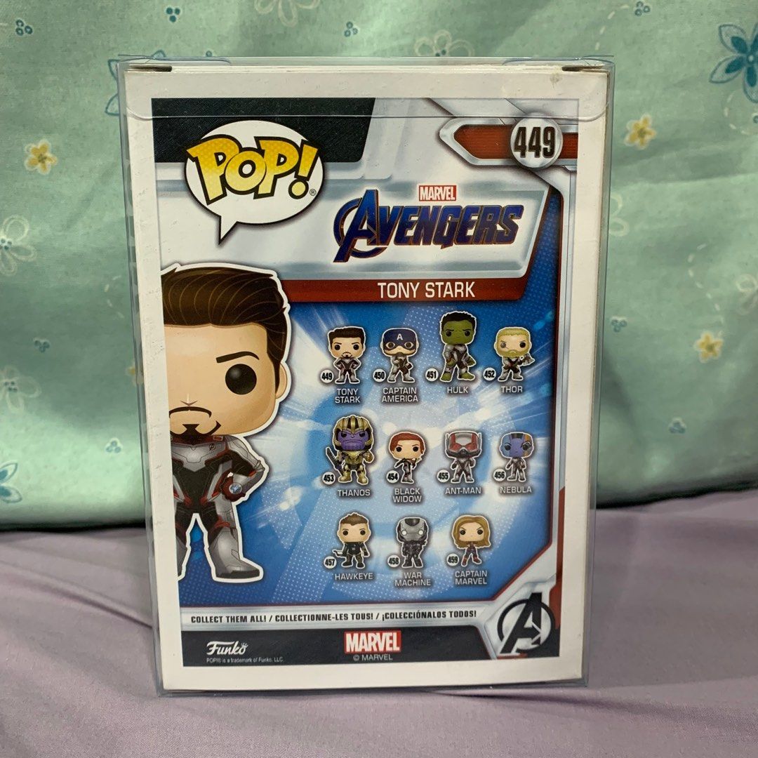 Tony Stark Iron Man Avengers Endgame Funko Pop (Please read description for details) , Hobbies ...