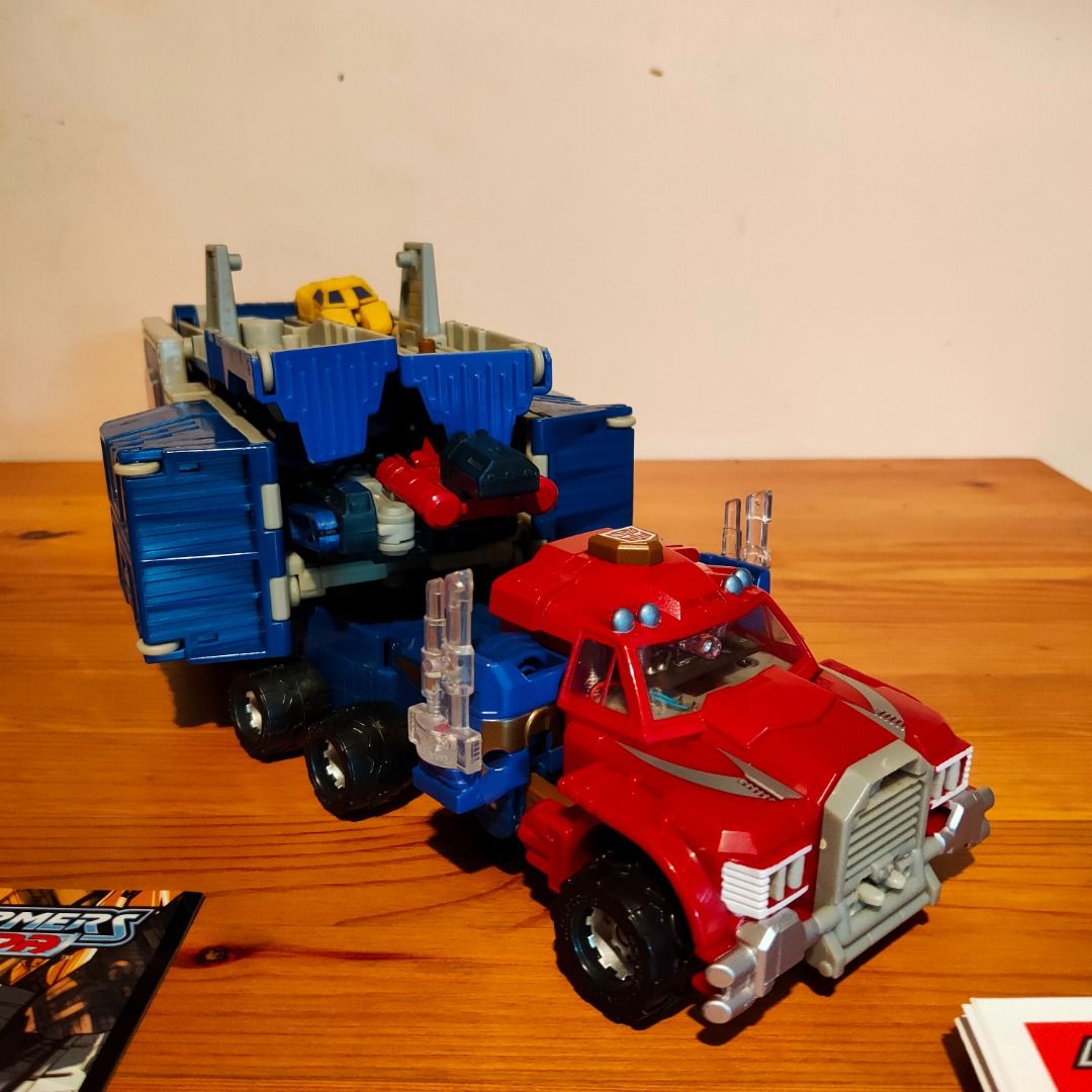 Transformers Armada Optimus Prime with Sparkplug with Instructions ...