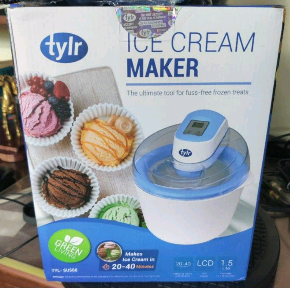 TYLR ICE CREAM MAKER, TV & Home Appliances, Kitchen Appliances, Other ...