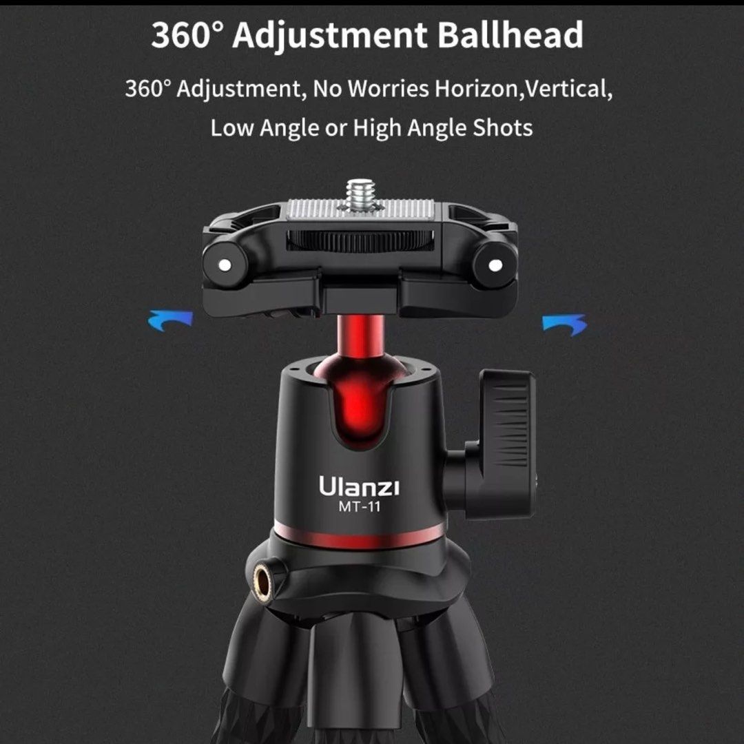 Ulanzi MT-33 Flexible Vlog Octopus Tripod, Photography, Photography ...