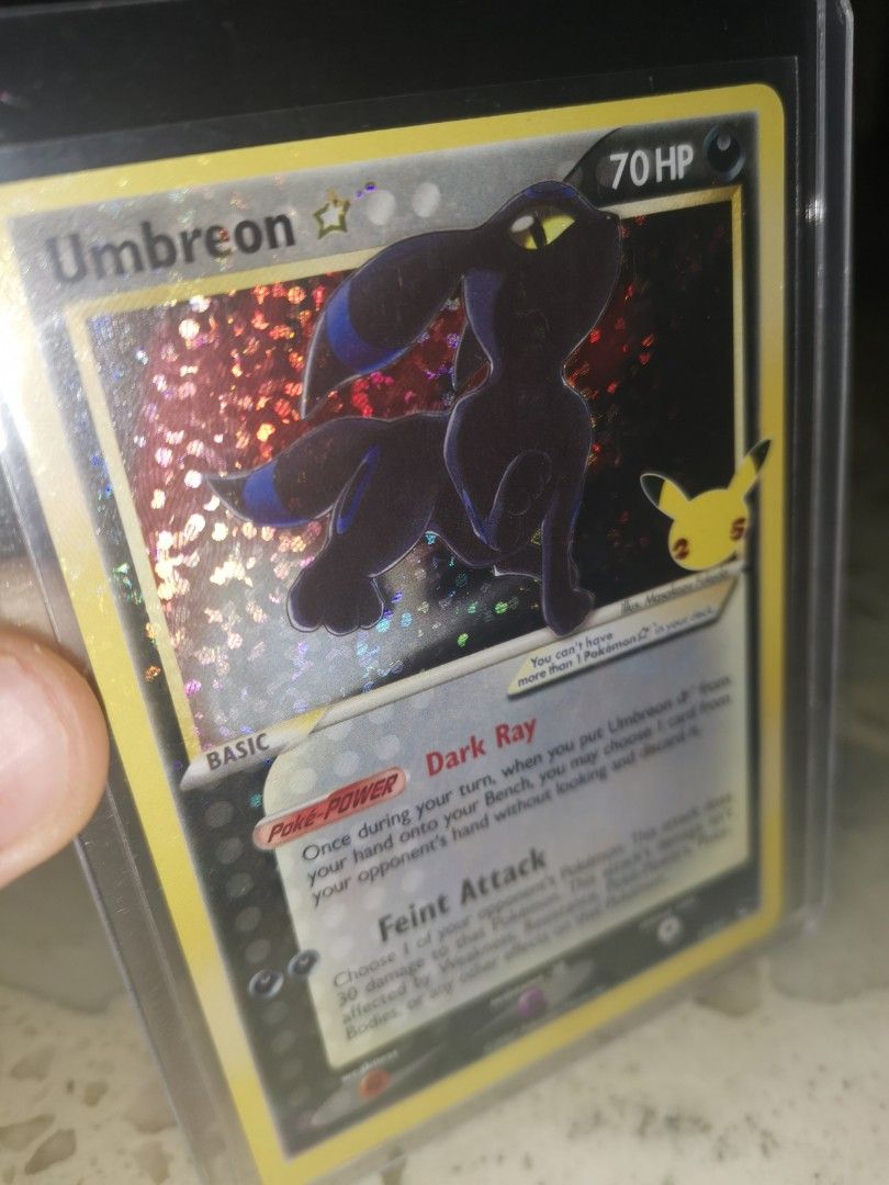 Umbreon Gold Star Celebrations, Hobbies & Toys, Toys & Games on Carousell