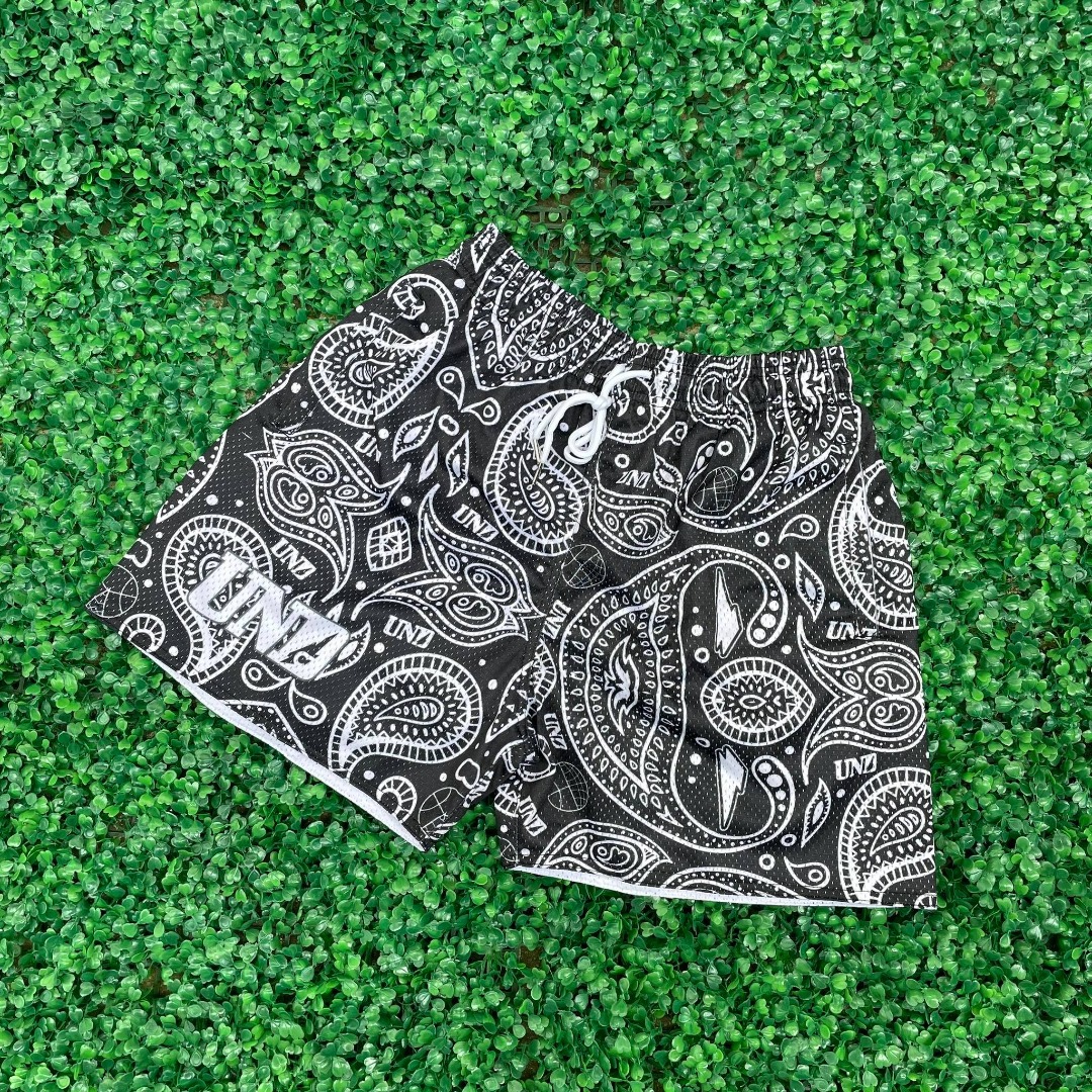 Undrafted Mesh Short - Paisley, Men's Fashion, Bottoms, Shorts on Carousell