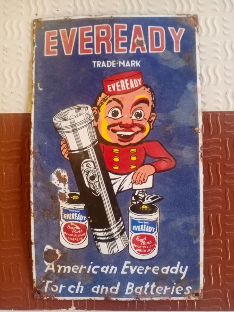 EVEREADY Trademark , American Eveready Torch and Batteries - VINTAGE ...
