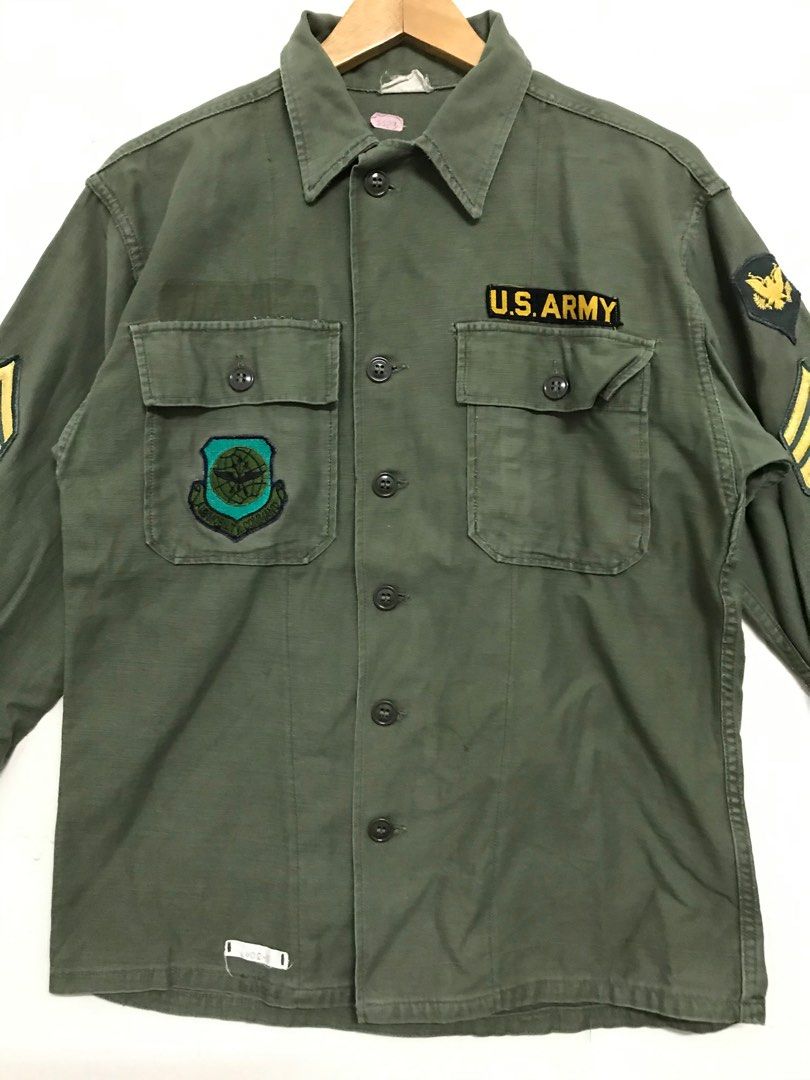 Vintage Army OG 107, Men's Fashion, Tops & Sets, Tshirts & Polo Shirts ...