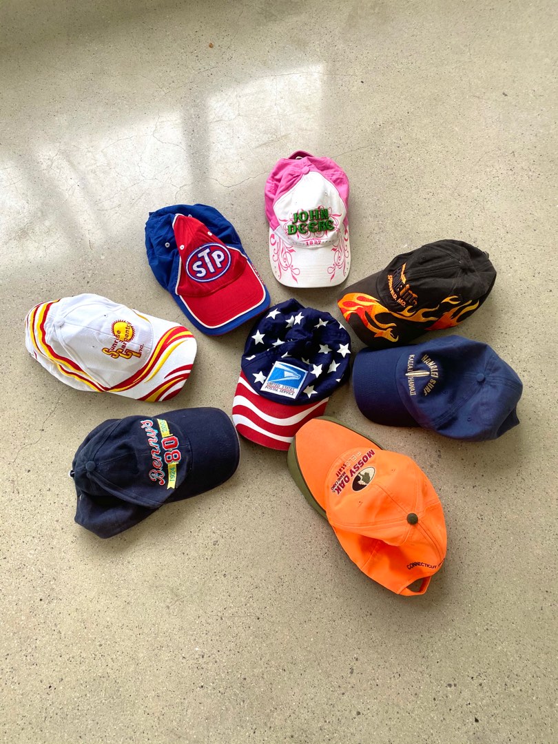 Vintage Cap bundle (8 caps), Men's Fashion, Watches & Accessories, Caps ...