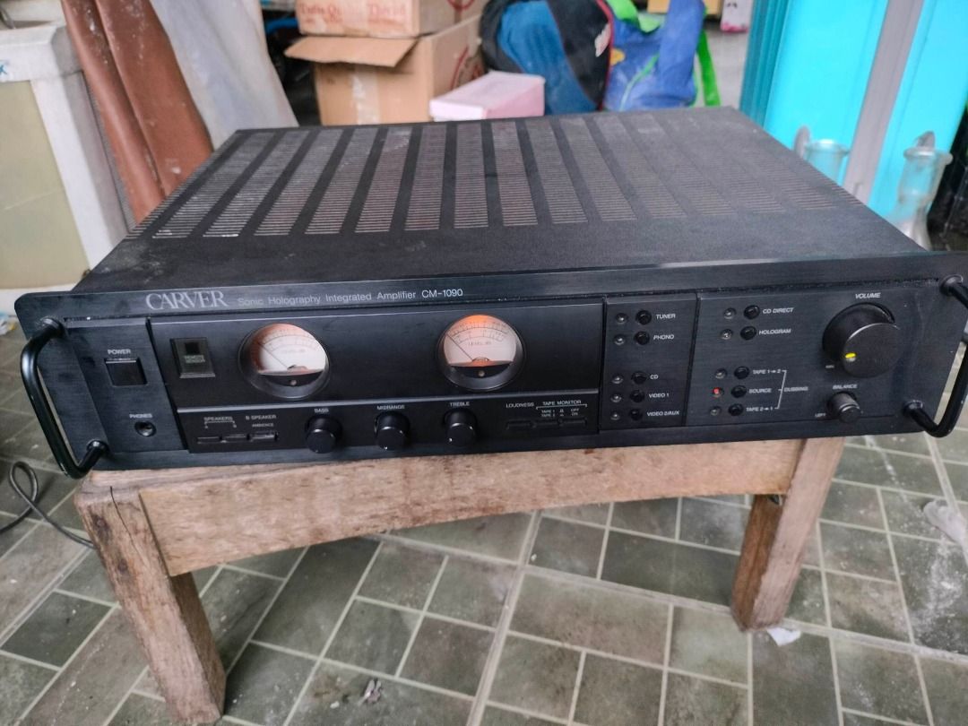 Vintage Carver Sonic Holography Amplifier, Audio, Soundbars, Speakers ...