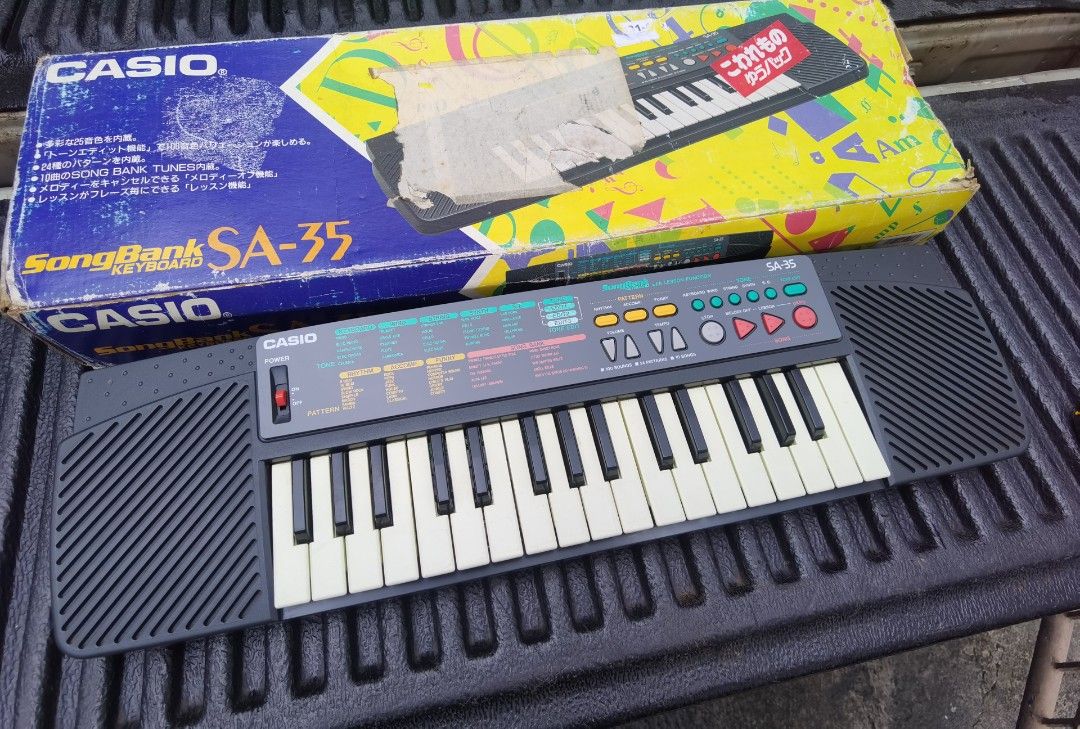 Vintage Casio Song Bank SA-35 Keyboard, Hobbies & Toys, Music & Media ...