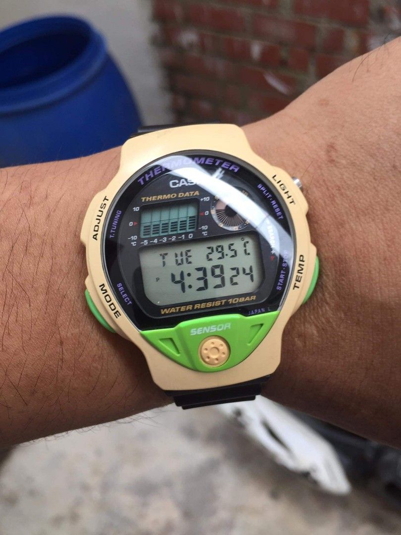 Vintage Casio THERMOMETER TS-200, Men's Fashion, Watches & Accessories ...