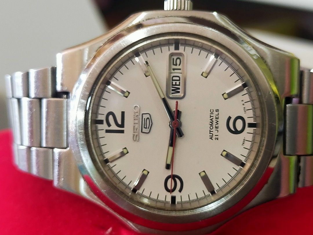 Vintage Seiko automatic watch 21 jewels, Luxury, Watches on Carousell