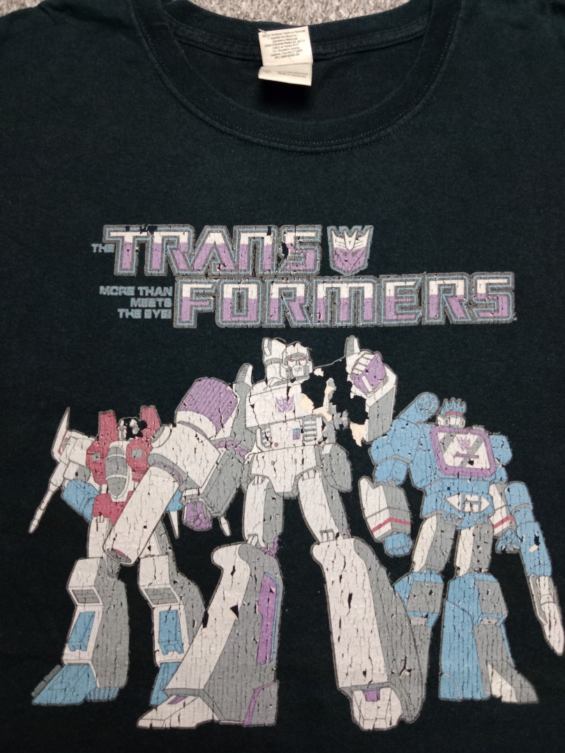 Vintage TransFormers Tshirts x cartoon tshirts, Men's Fashion, Tops ...