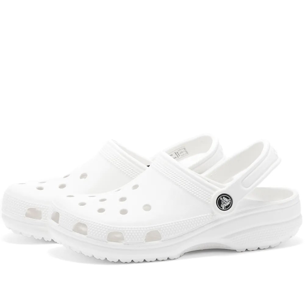 Classic White Crocs, Women's Fashion, Footwear, Flipflops and Slides on ...