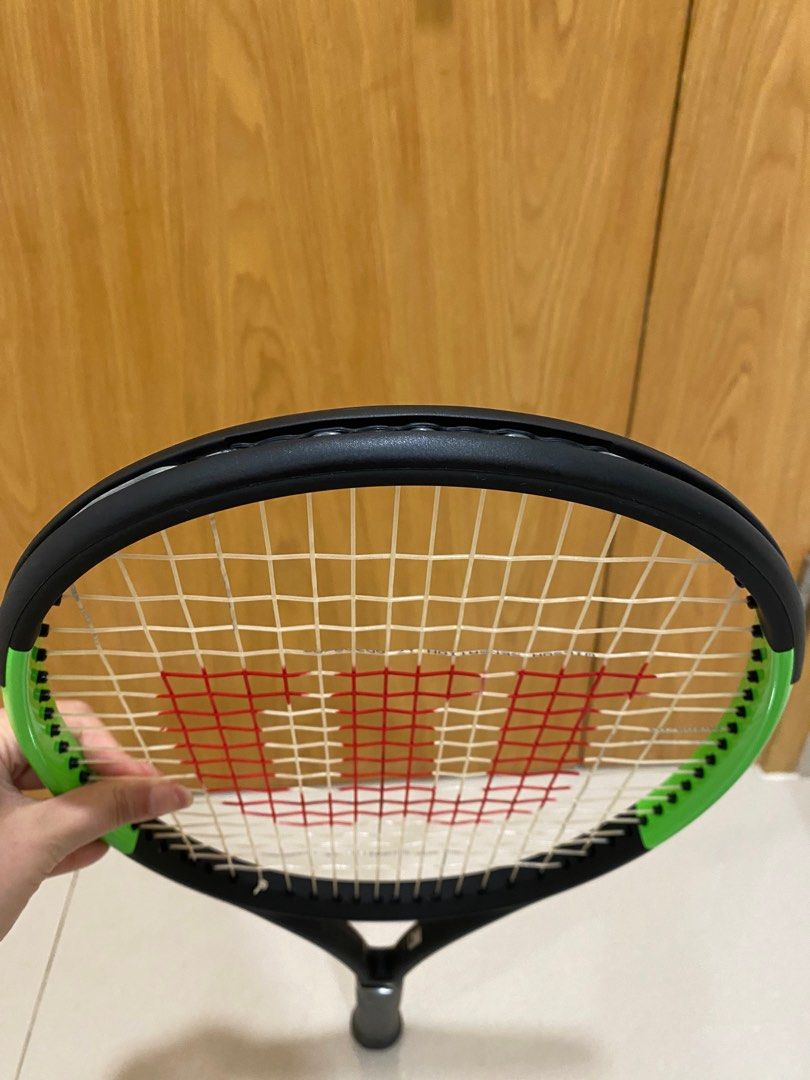Wilson blade racket L1, Sports Equipment, Sports & Games, Racket & Ball ...