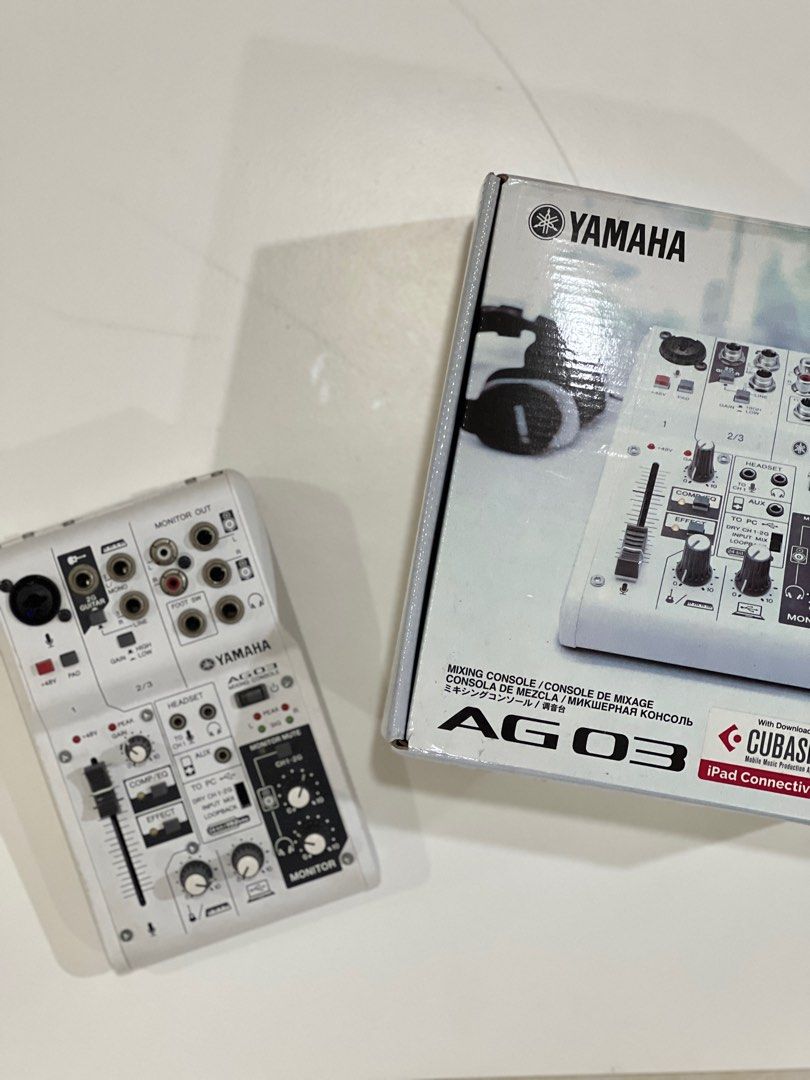 YAMAHA AG03 /AG-03 MULTIPURPOSE 3 CHANNEL MIXER, Audio, Voice Recorders ...