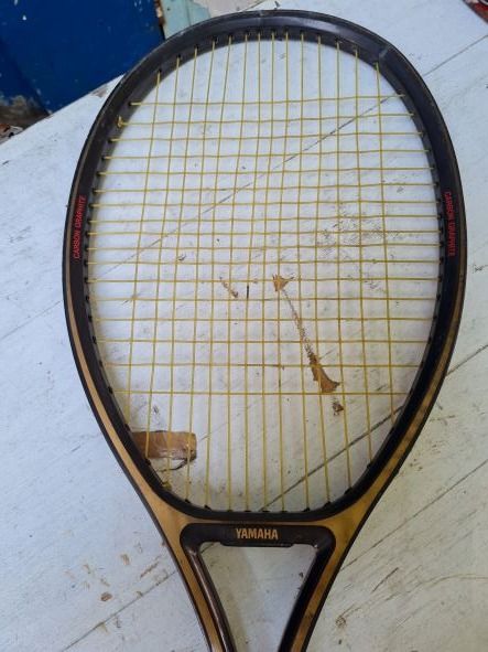 Yamaha Carbon Graphite 95 Lawn Tennis Racket - Vintage Collectible ...