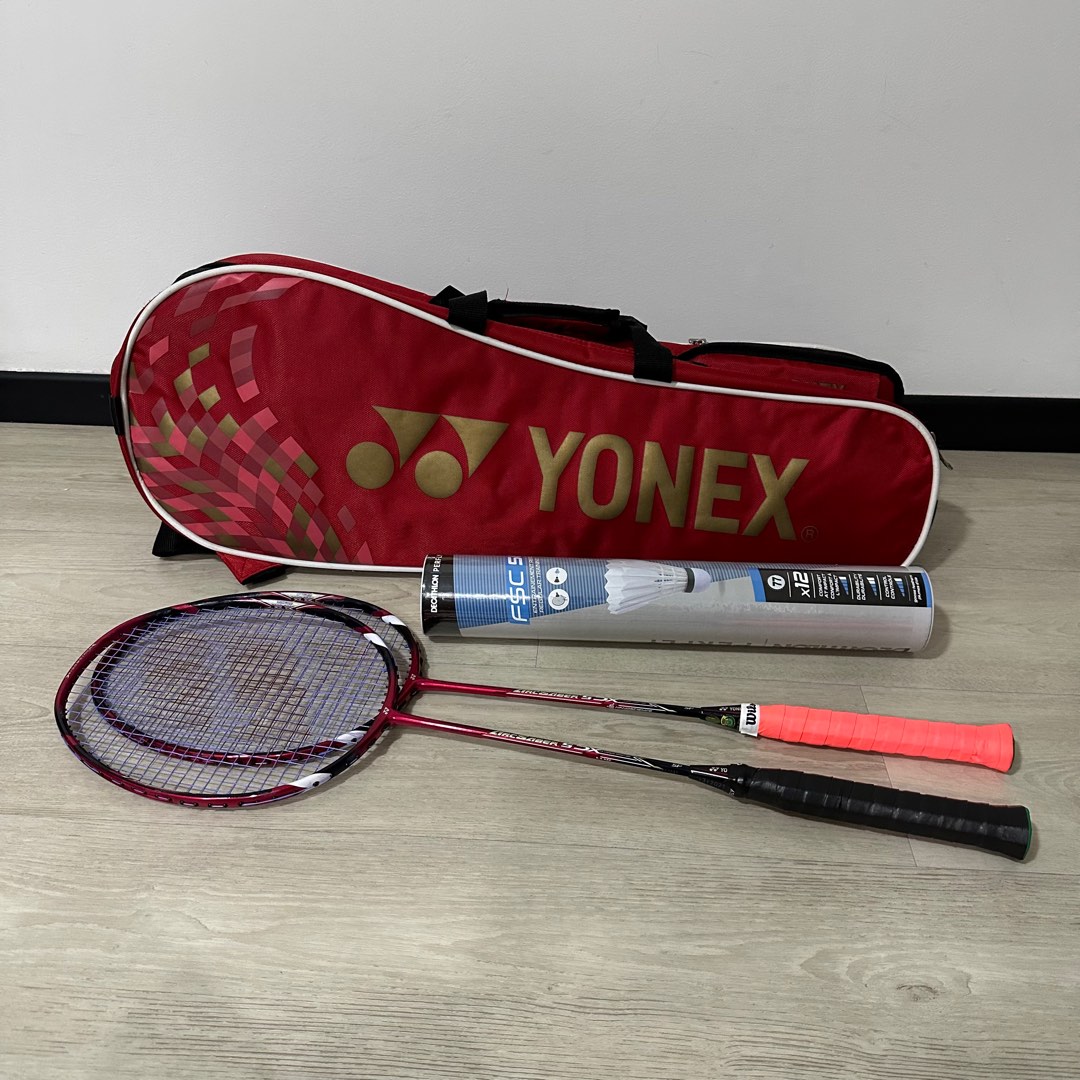 Yonex Badminton Set, Sports Equipment, Sports & Games, Racket & Ball ...